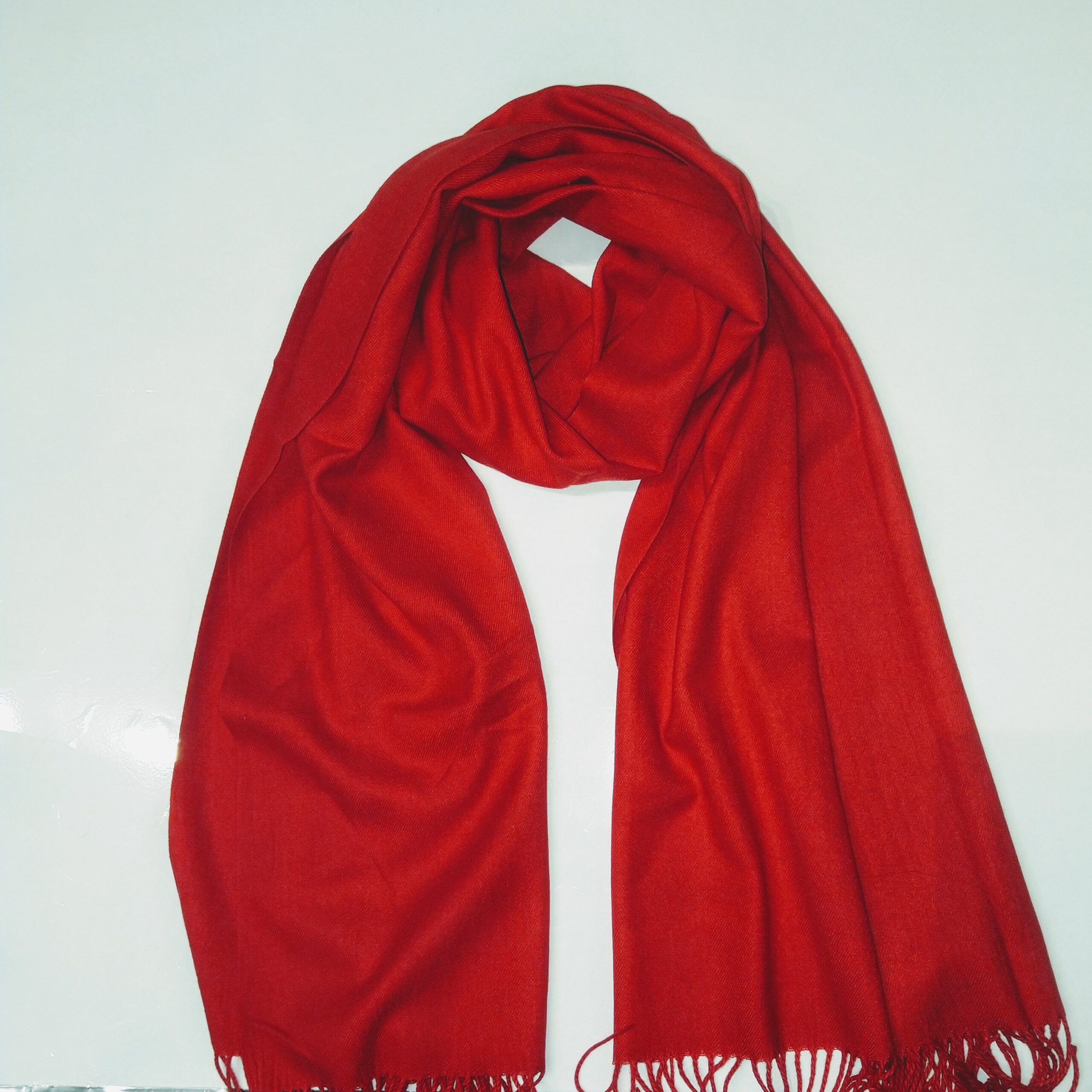 Plain Cashmere Ruby Red - The Alpaca Collection
