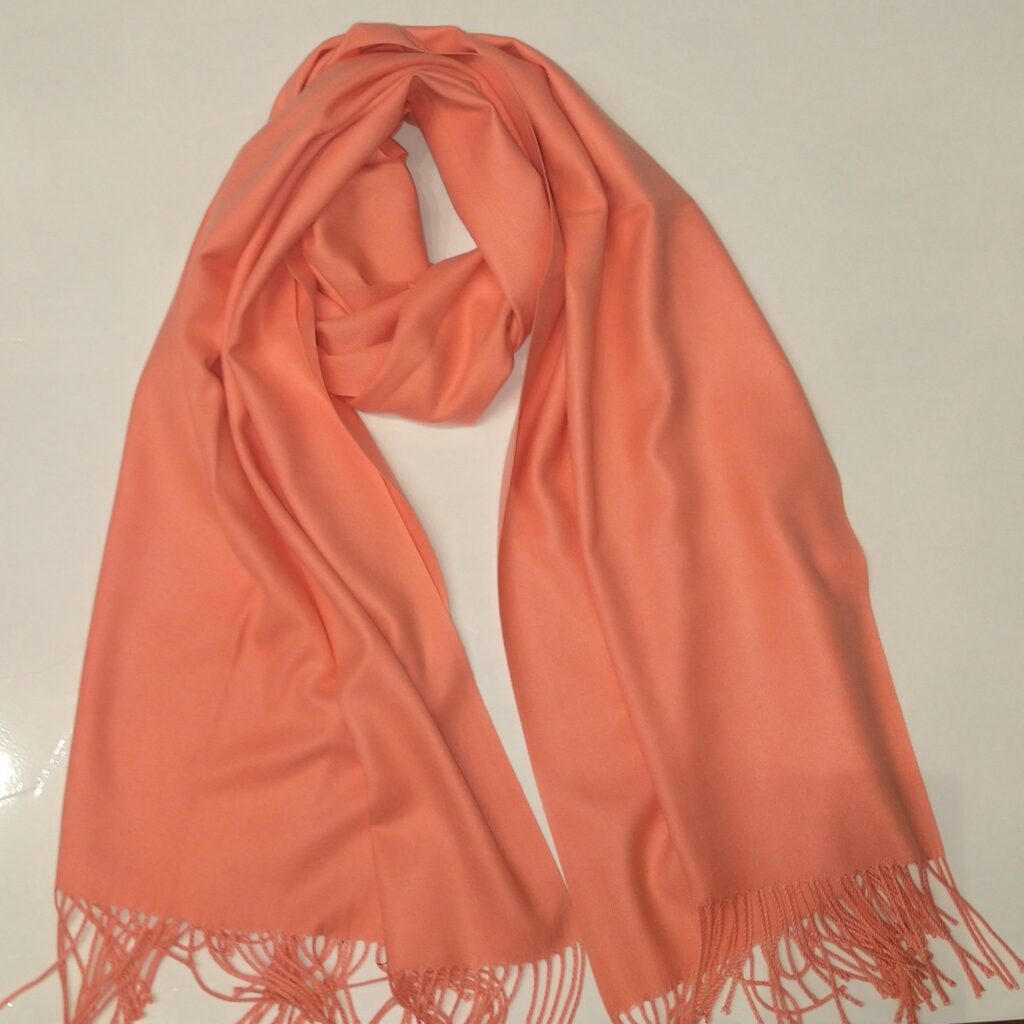 Plain Cashmere Coral - The Alpaca Collection